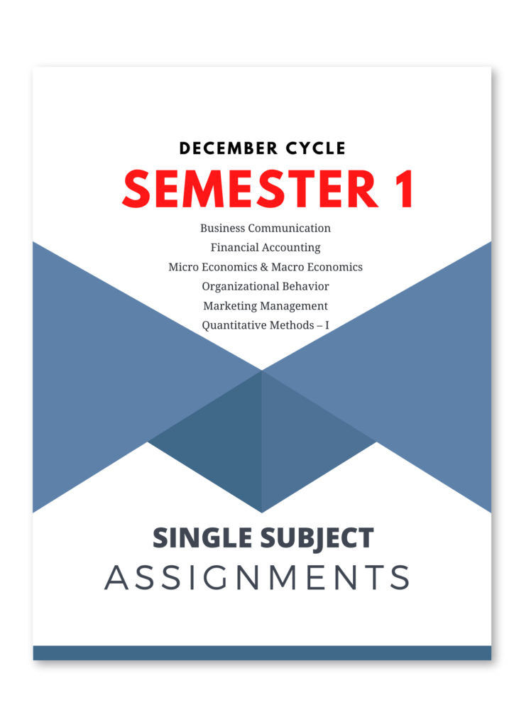 April Cycle Assignments 2026 | MBA - PGDM | NMIMS Solved Unique ...